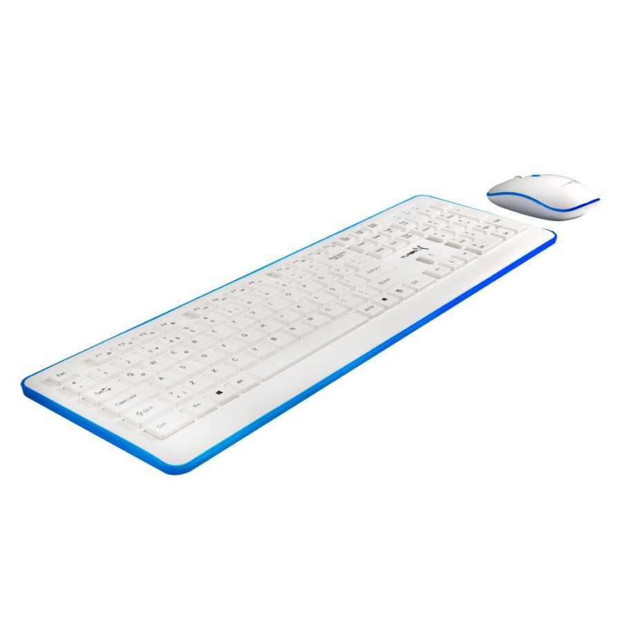 Turbox Oculus TR-K90 USB Kablosuz Beyaz/Mavi Multimedya Standart Q ...